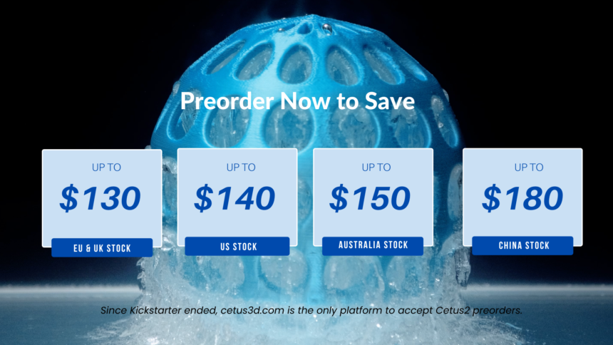 Cetus3D – Dual Extrusion Multi-color Multi-material 3D printing.