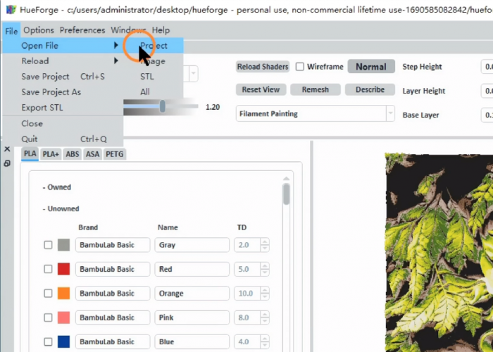 3D Printing 2D Art in Multiple Colors – Cetus3D