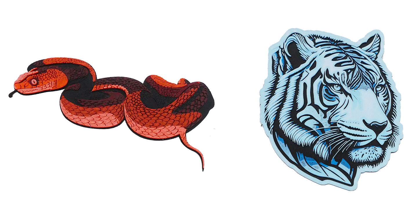 3D Printing 2D Art in Multiple Colors – Cetus3D